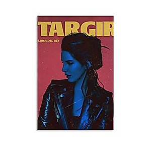 FEILEI Lana Del Rey Singer Vintage Art Poster HD Canvas Prints Wall Art Room Aesthetics Decor 12x18inch(30x45cm)