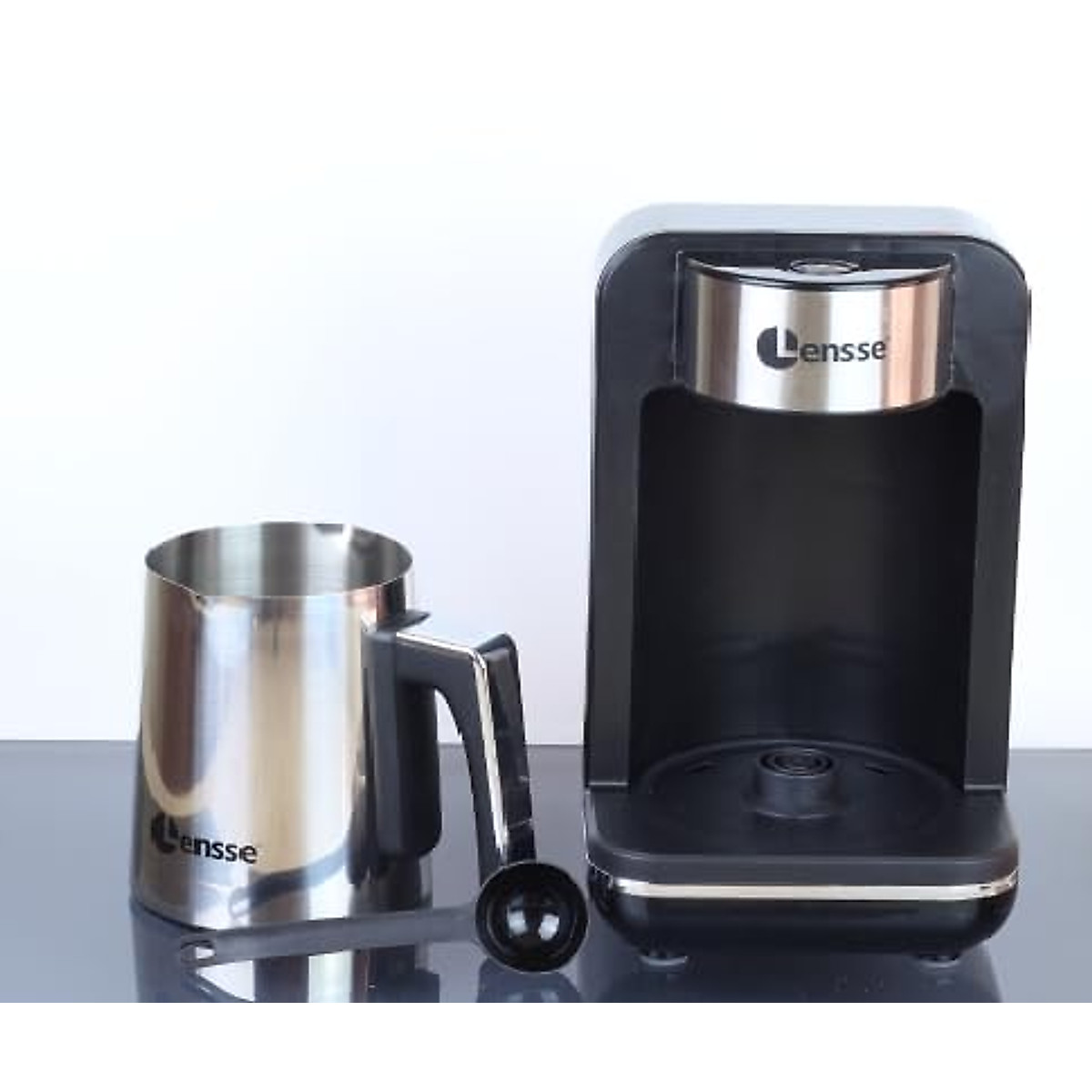 lensse Turkish Coffee Maker, Turkish Brand, 100% BPA Free, 120V, 1 to 4 Cup Brewing Capacity for Delicious Cup of Turkish & Greek Coffee, Turkish Coffee Pot Turkish Coffee Machine