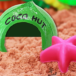 Needzo Hermit Crab Coconut Hut, Small Hideout for Pet Habitat, Color and Size May Vary, 2.25 to 3 Inches