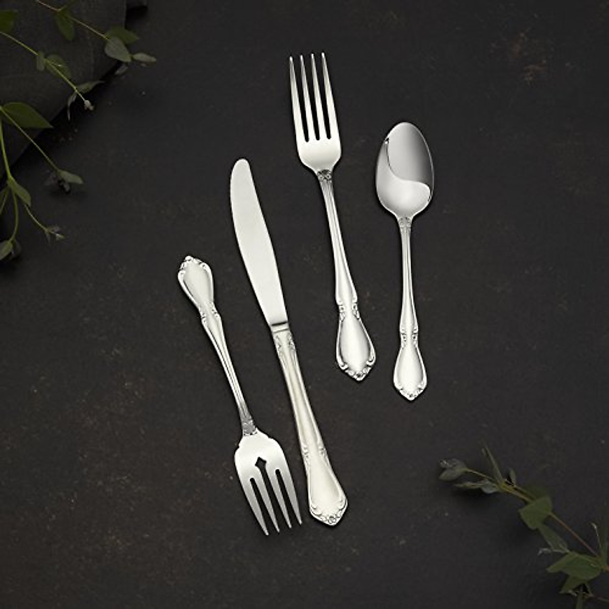 Oneida Foodservice Chateau Tablespoons, 18/10 Stainless Steel, Set of 12