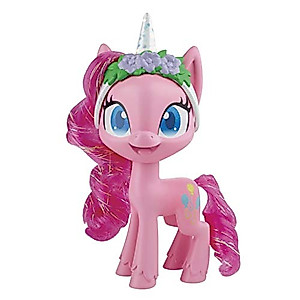 My Little Pony Pinkie Pie Potion Dress Up Figure -- 5-Inch Pink Pony Toy with Dress-Up Fashion Accessories, Brushable Hair and Comb