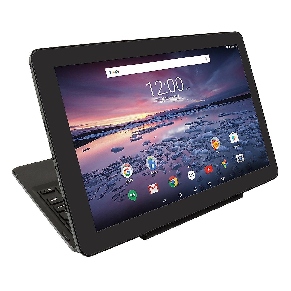 Pro12 with WiFi 12.2" 2-in-1 Touchscreen Tablet PC Featuring Android 6.0 (Marshmallow) Operating System, Black