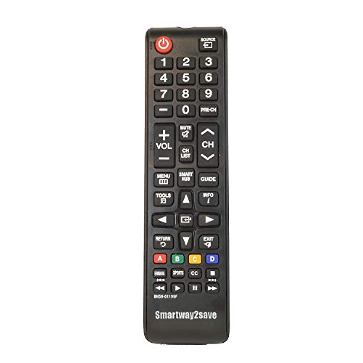 New Replacement Samsung BN59-01199F TV Smart Remote Control for All LCD LED 3D Curved 4K UHD HDTV Models