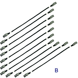 Hat Windy Clips for Boating,Hat Rides Cap Retainer for Fishing,Hat Keeper and Eyewear Holder,Pack of 10 pcs (B)