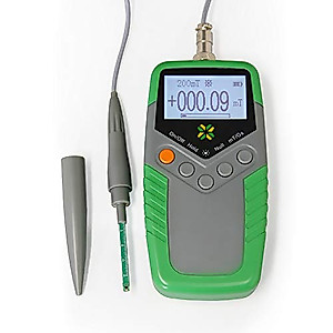AMTAST TES11A Tesla Tester Digital Gauss Meter Surface Magnetic Field Meters Metal Probe Guassmeter with Ns Function