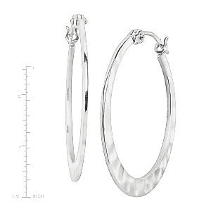 Silpada .925 Sterling Silver Hoop Earrings for Women, Jewelry Gift Ideas, 'Full Circle'