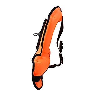 Scuba Choice Kids Snorkel Vest with Front Pocket & Whistle, Orange