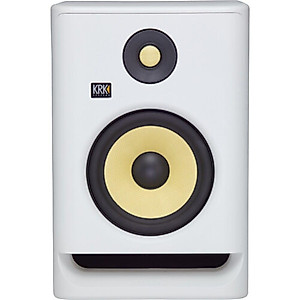(2) KRK ROKIT RP7 G4 7" Bi-Amped Studio Monitor DSP Speakers White Noise Edition