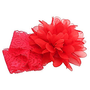 JOYOYO 16 Colors Baby Girls Headbands Chiffon Flowers Breath Mesh Soft Lace Headbands for Infant Newborn and Toddlers