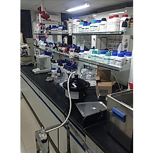 Othmro 1Pcs 2000ml Plastic Empty Bottles, Lab Cylindrical Chemical Reagent Polyethylene Bottle, Wide Mouth Laboratory Reagent Bottle, Sample Sealing Liquid Storage Container White Translucent