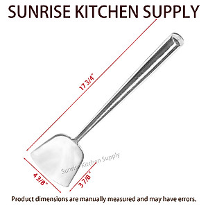 Sunrise Kitchen Supply All Stainless Steel Wok Shovel #2
