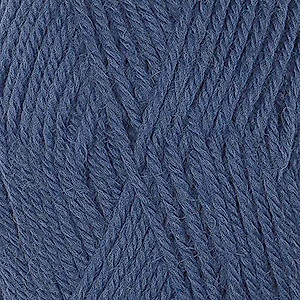 100% Pure Wool Yarn Superwash Set of 3 Skeins (150 Grams) DK Weight - Sourced Directly from Peru - Heavenly Soft and Perfect for Knitting and Crocheting (Steel Blue)