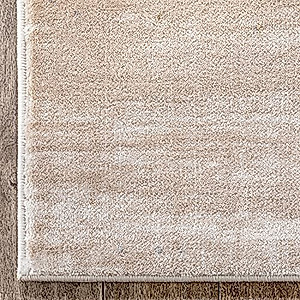 Well Woven Kensington Melange Blue Modern Oriental Medallion Vintage Distressed Area Rug 7'10" x 10'6"