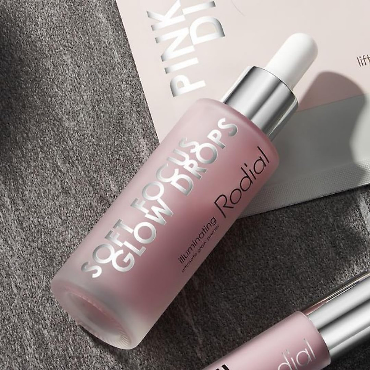 Rodial Soft Focus Glow Booster Drops 1.05 fl oz, Illuminating Skin Serum with Glycerin and Antioxidants, Perfectioning and Smoothing Dewy Makeup Base, Weightless Formula