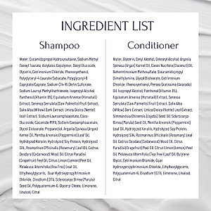 Tru Alchemy Shampoo & Conditioner - Best Shampoo and Conditioner for Dry Damaged Hair - Speed Up Hair Growth and Boost Volume, 9 fl oz.