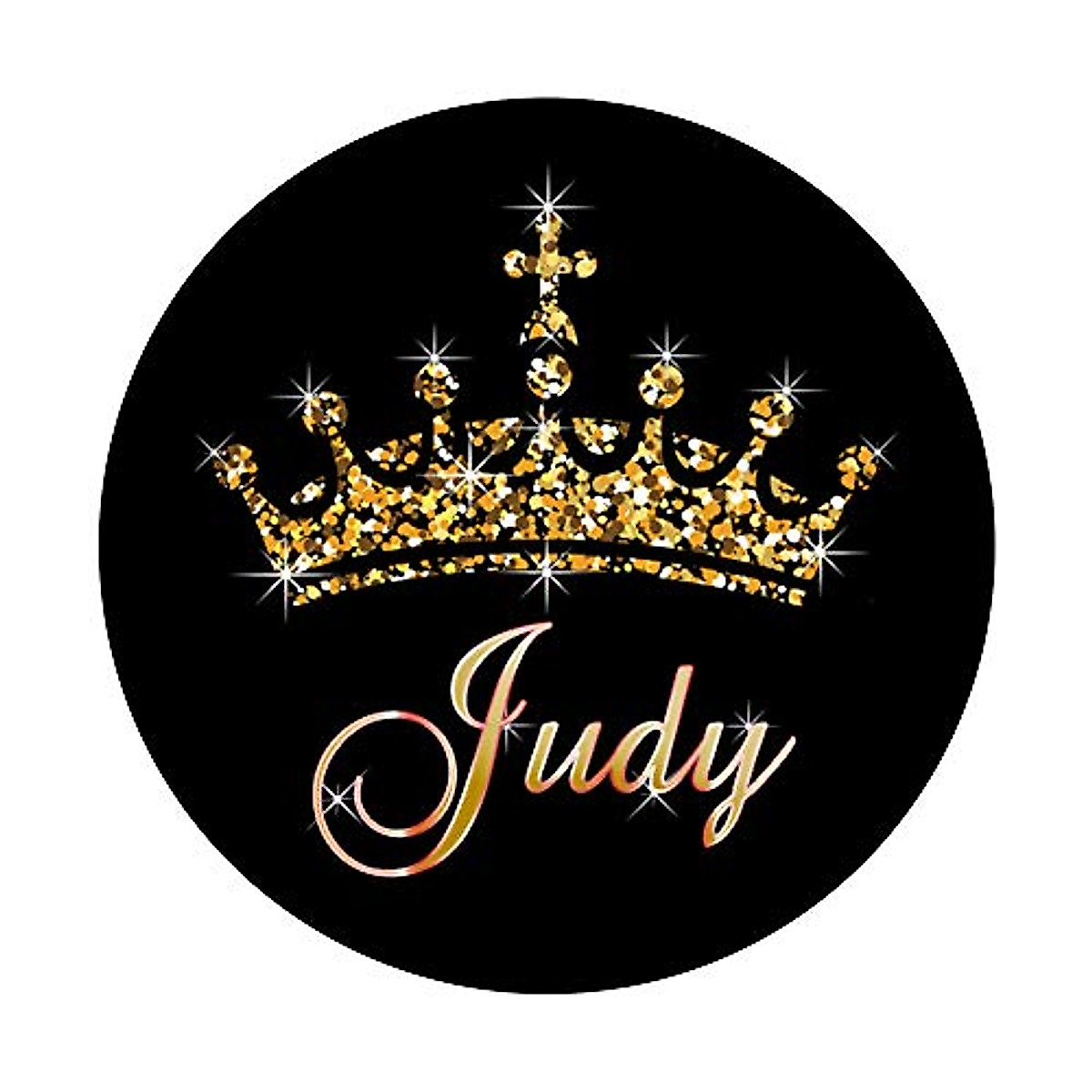 Judy Name Crown Queen Princess Royal Design - Judy PopSockets PopGrip: Swappable Grip for Phones & Tablets