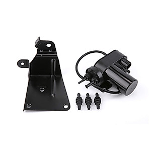 HRepair 904-214 Electrical Engine Vacuum Pump Fits For 1999-2010 Ford Excursion F250 F350 F450 Super Duty 7.3L 6.4L 2003-2004 Dodge Ram 2500 3500 Replaces Vacuum Pump 4C3Z-2A451-BA 6C3Z-2A451-A