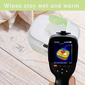 Lilmonki- Wet Wipe Warmer and Dispenser - For Baby Wipes - BPA-Free - Includes Bonus Changing Pad