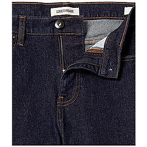 Amazon Essentials Men's Slim-Fit Comfort Stretch Jeans - Dark Blue, 34W x 28L (Previously Goodthreads)