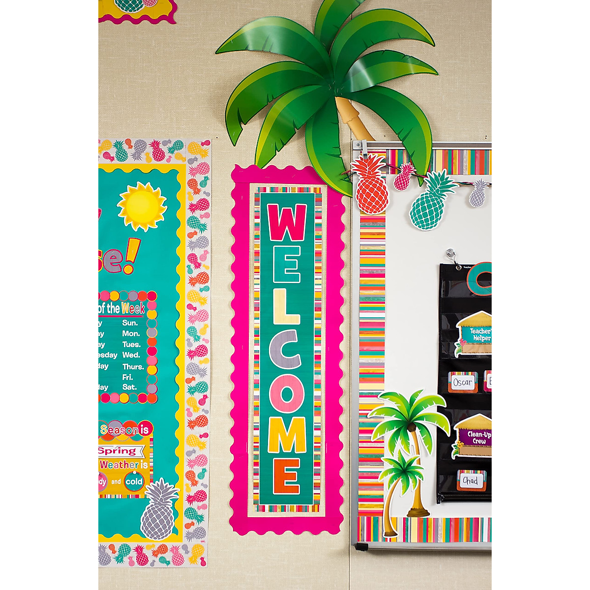 Teacher Created Resources Hot Pink Scalloped Border Trim (5582)