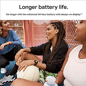 Google Pixel Watch 2 (Previous Model) with the Best of Fitbit - Heart Rate Tracking, Stress Management, Safety Features - Android Smartwatch - Matte Black Aluminum Case - Obsidian Active Band - LTE