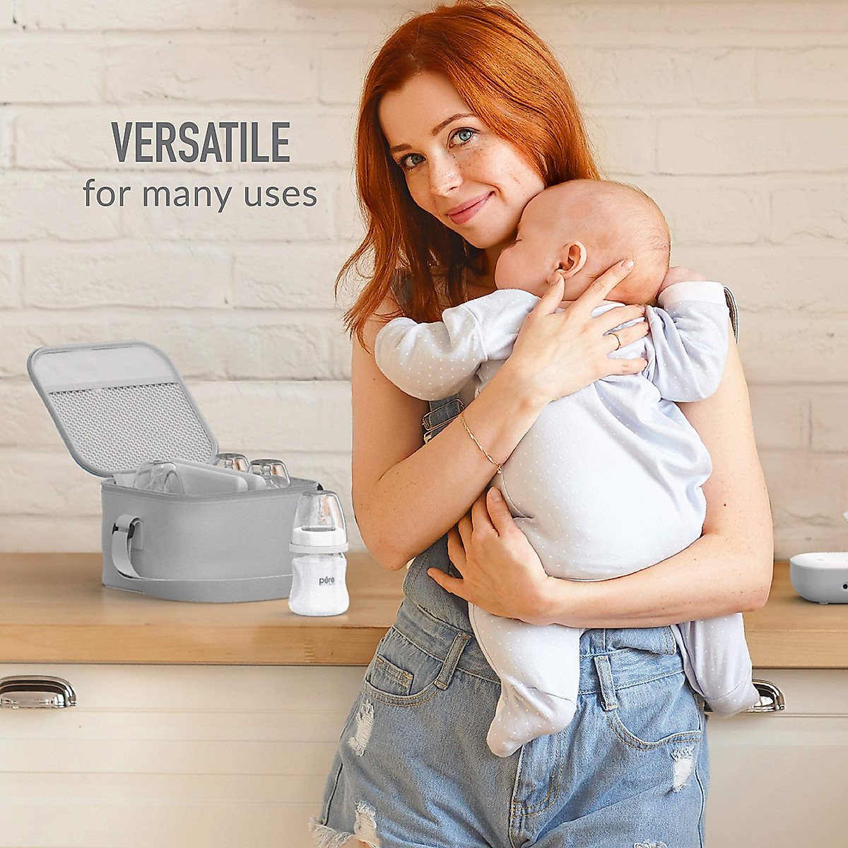 Bentgo Ice Lunch Chillers - Ultra-Thin Ice Packs Perfect for Everyday Use in Lunch Bags, Lunch Boxes and Coolers - 4 Pack (Gray)