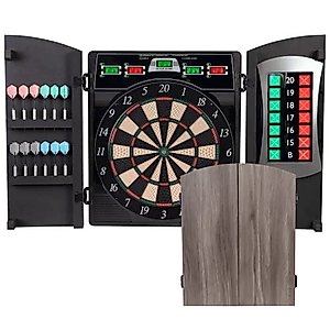 Arachnid Cricket Maxx 4.0 Electronic Dartboard Set, Black