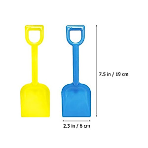 Garneck Beach Toys Snow Toys 2Pcs Kids Beach Sand Shovel Toys Gardening Tools Plastic Spade for Backyard Garden Sand Snow Outdoor Beach Toys Slushie Machine