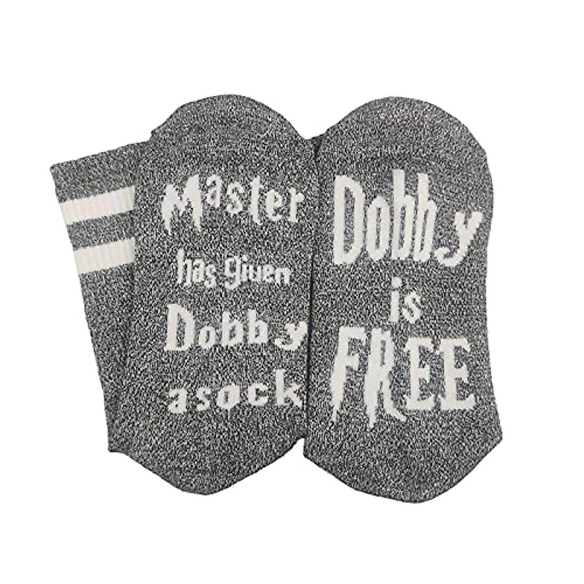 Inmeilifus Novelty Dobby Socks Funny Cotton Knitted Sox Cute Christmas Gift Stocking Stuffers