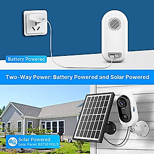 Hiseeu Security Camera Battery, 2K Wireless Security Camera Outdoor Indoor for Home Surveillance, Color Night Vision, Siren, 2-Way Audio, AI Motion Detection, CloudEdge App