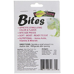 Nature Zone Snz54630 Iguana Bites Soft Moist Food, 2-Ounce