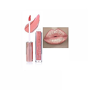 Matte Metallic Lip Gloss Long Lasting Waterproof Strong Pigmented Not Stick Cup Diamond Shimmer Liquid Lipstick Makeup for Women