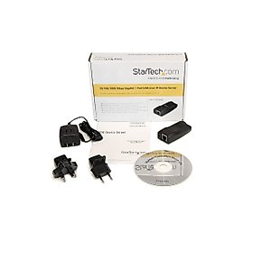 StarTech.com 10/100/1000 Mbps Gigabit 1 Port USB 2.0 over IP Device Server Adapter - USB Ethernet Over LAN Network Printer Converter - Windows 7 / XP / Vista ONLY (USB1000IP)