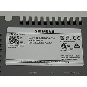 6AV2123-2DB03-0AX0 KTP 400 Series Touch Screen HMI 4.3 Inch 6AV2 123-2DB03-0AX0 Sealed in Box 1 Year Warranty