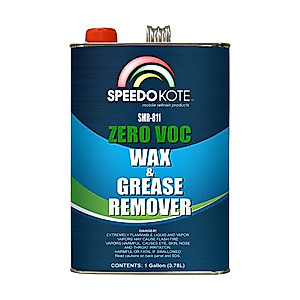 Speedokote Zero VOC Wax and grease remover solvent based 0 voc pre-cleaner SMR-811, Gallon