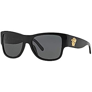 Versace Men's VE4275 Sunglasses, Black, 58/18/140