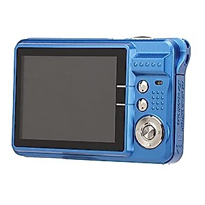 Digital Camera 4K Vlogging Camera 2.7inch LCD Display 8X Zoom Anti Shake Vlogging Camera CMOS 5MP Processor (Blue)
