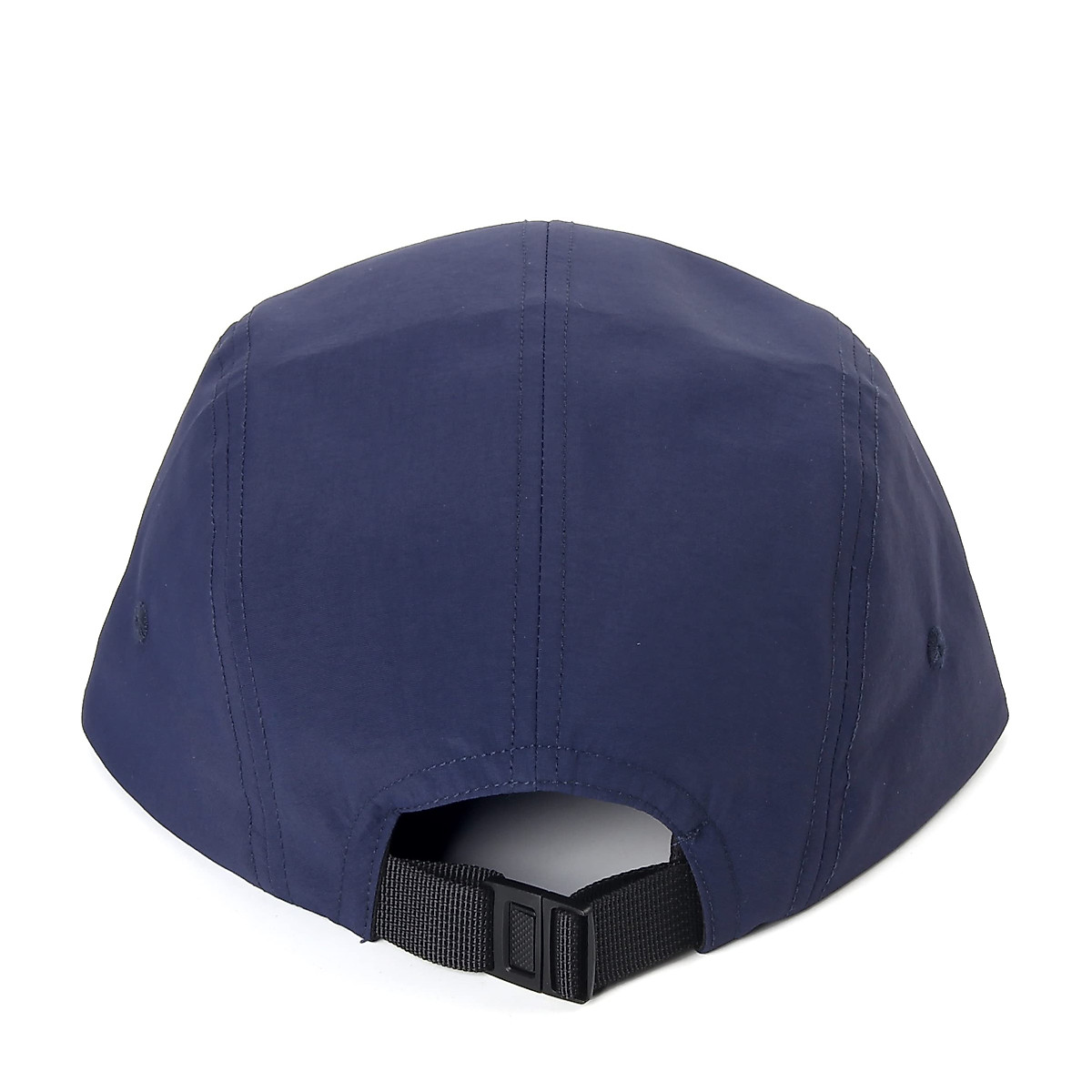 DongKing 5 Panels Classic Baseball Cap Camp Cap Taslon Short Brim Cap Quick Dry Hat Flat Bill Big Size Large Caps (US, Numeric, 7 1/2, DK Blue)