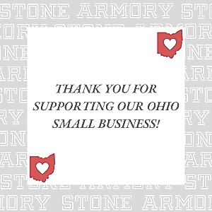 Stone Armory Ohio State Jewelry - OSU Football Helmet with Austrian Crystal Bead - Hypoallergenic and Adjustable 16-20in - Ohio State Gear for Women