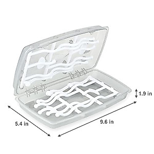 PandaEar Travel Bottle Drying Rack Space Saving| Portable Baby Bottle Dry Rack| Upright Vertical Collapsible Water Bottle Drying Rack| Dryer Rack for Baby Bottles Accessories