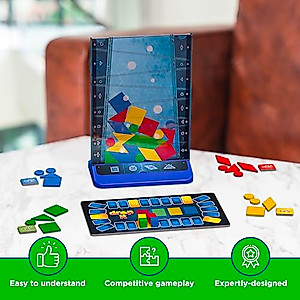 Thames & Kosmos Drop It | Super Fun Family Strategy Game | Parents' Choice Silver Award Winner, Multi-Color Small