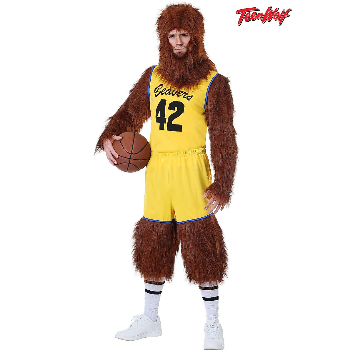 Fun Costumes Teen Wolf Costume for Men | Teen Wolf Jersey, Werewolf Costume Wolf Costume For Men Large