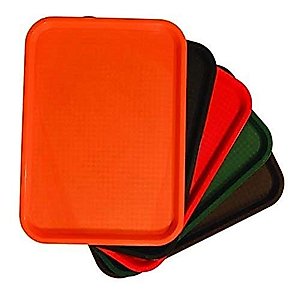 Update International FFT-1418GR Fast Food Tray Green, 14 x 18 in, Polypropylene (Recyclable Plastic)
