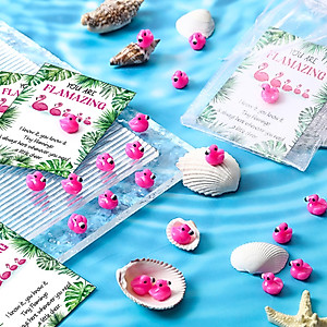 Menkxi 300 Pcs Christmas Flamingos Inspirational Thank You Gifts for Women Motivational Cute Flamingos Resin Gifts Employee Appreciation Gifts for Xmas Girls Happy New Year Gift