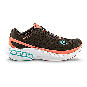 Topo Athletic Women's Specter Comfortable Lightweight 5MM Drop Road Running Shoes, Athletic Shoes for Road Running, Espresso/Peach, Size 8.5