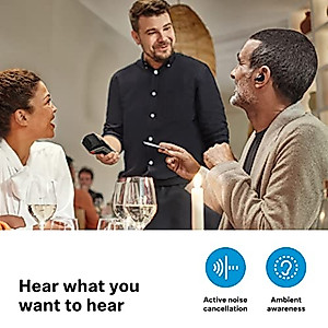Sennheiser Consumer Audio Sennheiser Conversation Clear Plus - True Wireless Bluetooth Hearing Solution for Speech Enhancement with Active Noise Cancellation (ANC) - Black, medium