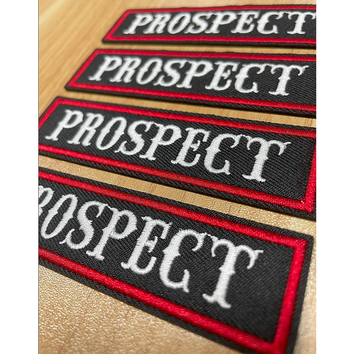 AI-NEEL 2 Pcs Custom Name Patch, Personalized Rocker Rider Motorcycle Biker Patches Tactical Vest Jacket Appliqued Velcro or Iron on Black One Size