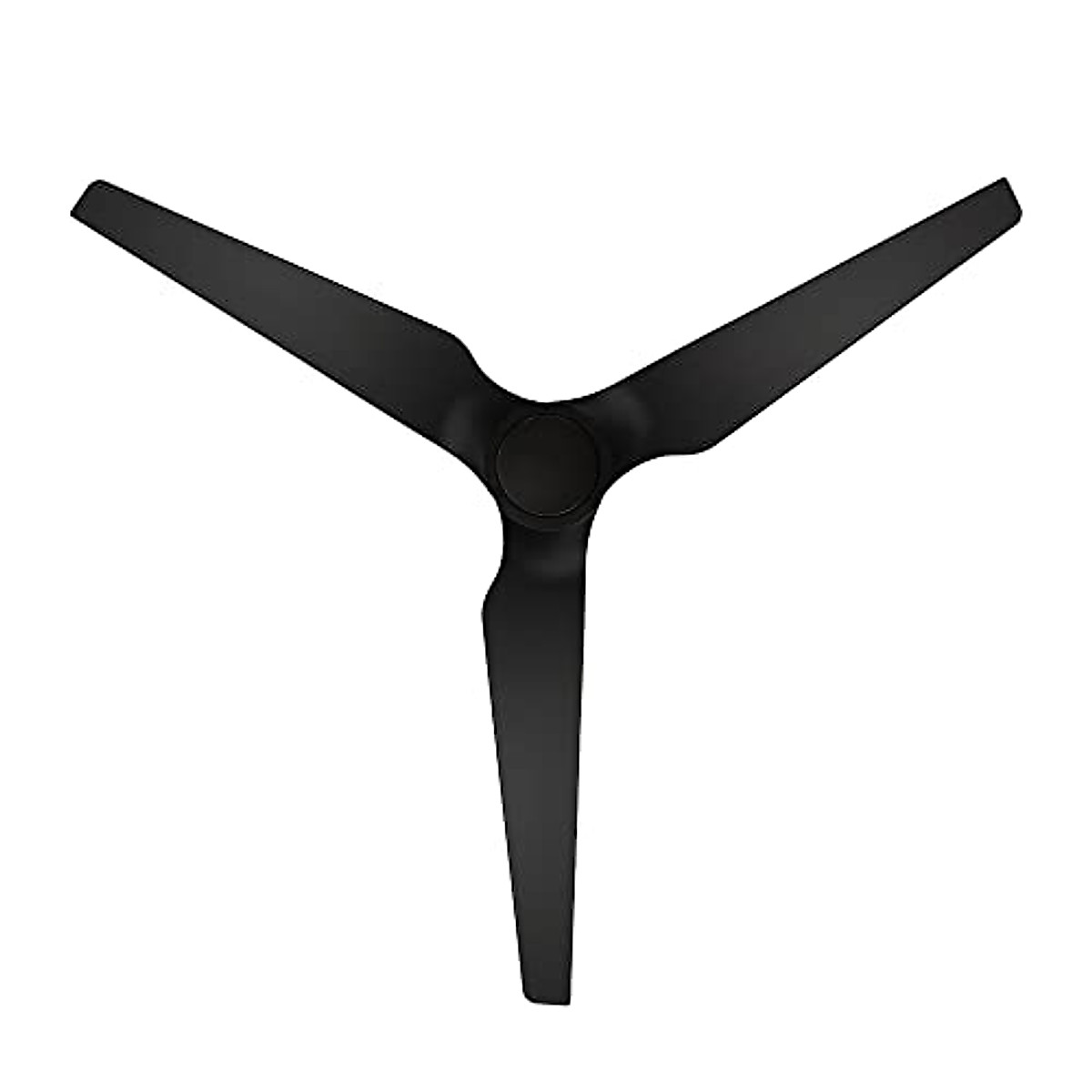 WAC Smart Fans Stella Indoor and Outdoor 3-Blade Ceiling Fan 60in Matte Black with Remote Control works with Alexa and iOS or Android App