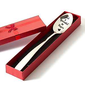 VIYZZX,Coffee Lover Gifts for Men Women, Funny Just Spoonful of Sugar Spoon Engraved Stainless Steel, Cute Tea Lover Gifts, Best Birthday Valentine Christmas Gift