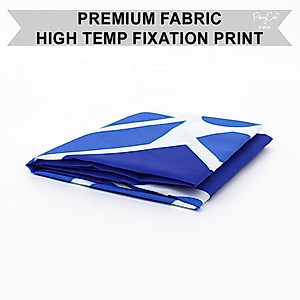 US Air Force Flag Wings Logo 3x5 ft USAF White on Blue Veteran Active (3x5FT)